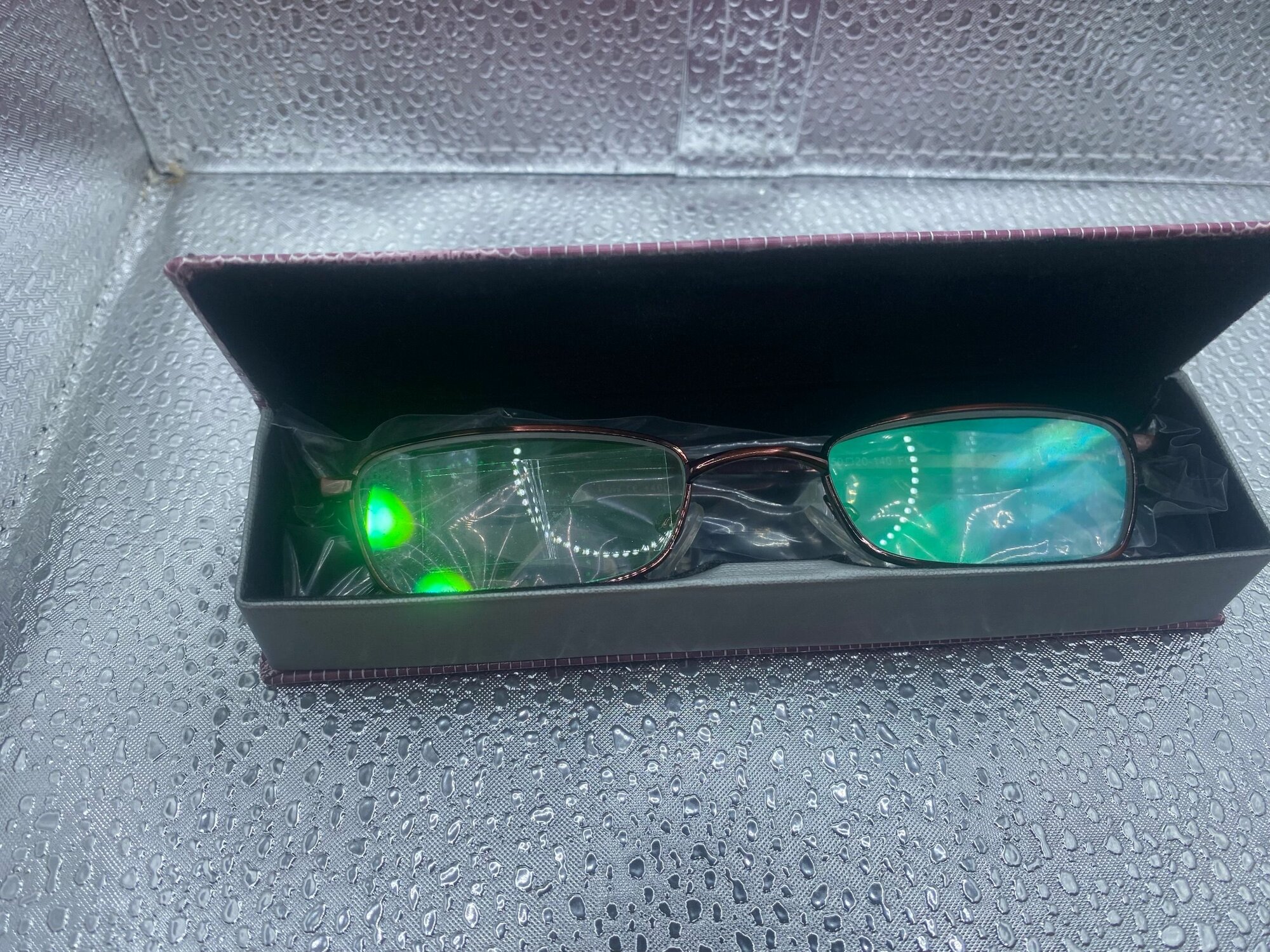 MVP8801 очки по рецепту +1.75 PD 68 с тонкими линзами 1,56 с антибликовыми, гидрофобными и упрочняющими свойствами, цвет фиолетовый