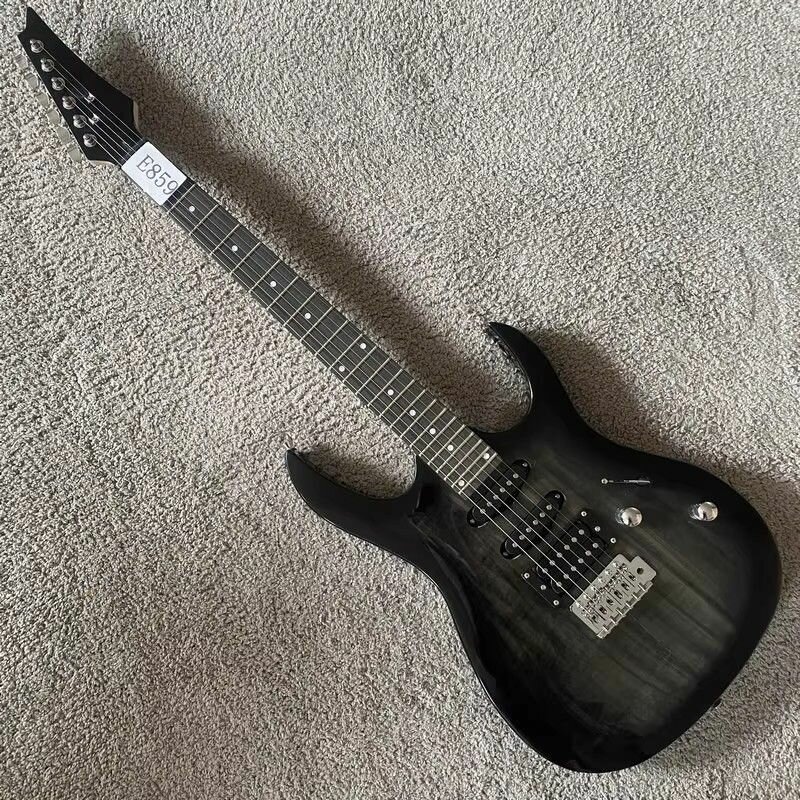 Электрогитара в стиле IBANEZ (OEM поставка): тремоло сингл-литч, звукосниматели S-S-H, корпус липа+клён.