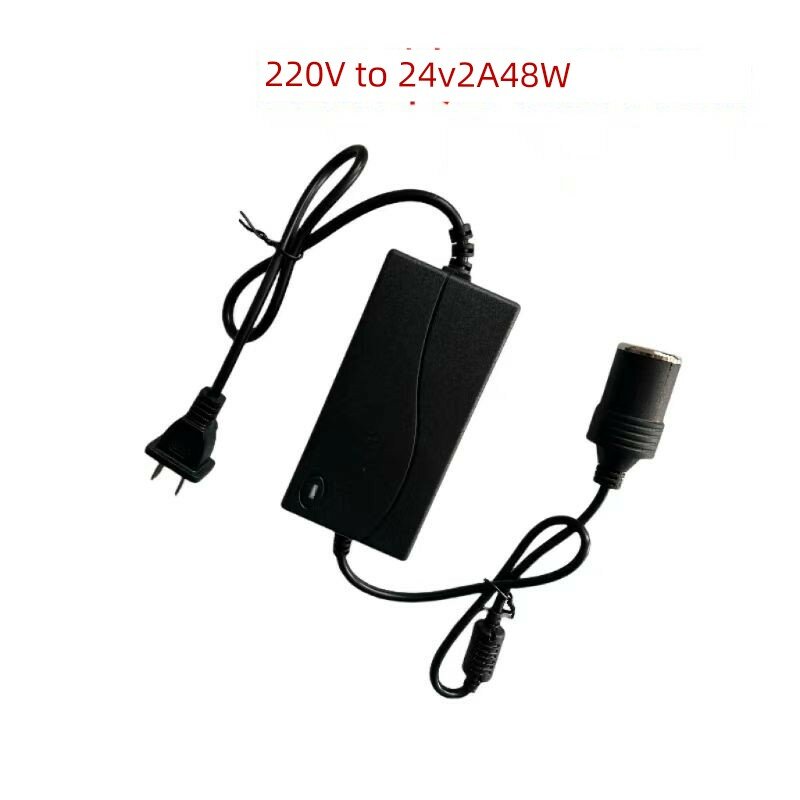 Преобразователь напряжения 220В в 24В для автомобильного вентилятора, компрессора, холодильника, дизельного отопителя,