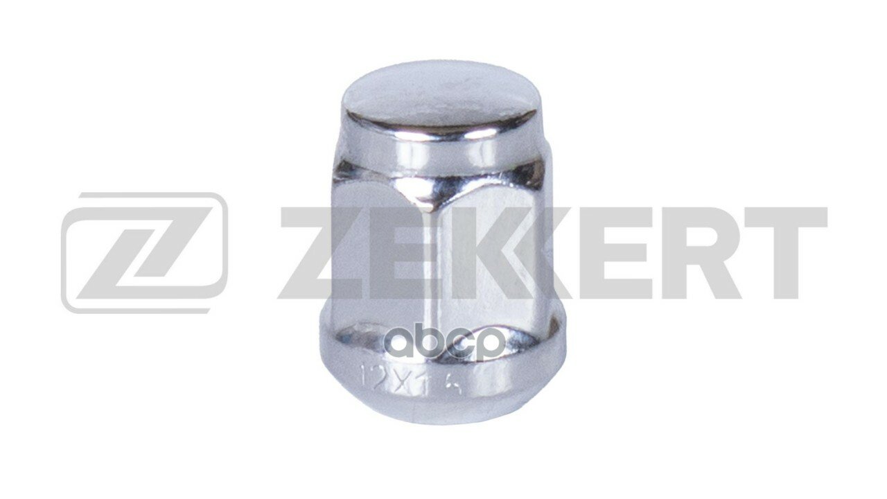 Гайка колесная сфера M12 x 1 5 L=30 ключ 19 Хром Zekkert арт. be-4139