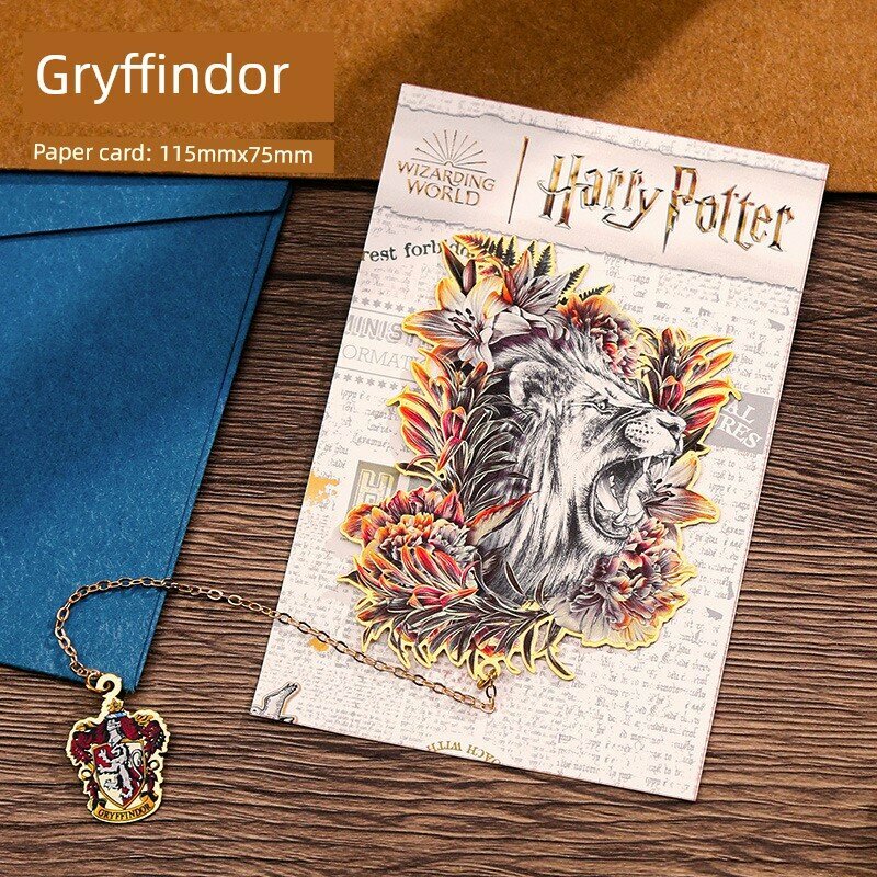 Оригинальные товары по мотивам Гарри Поттера, металлические закладки «Магическая академия», канцелярские принадлежности