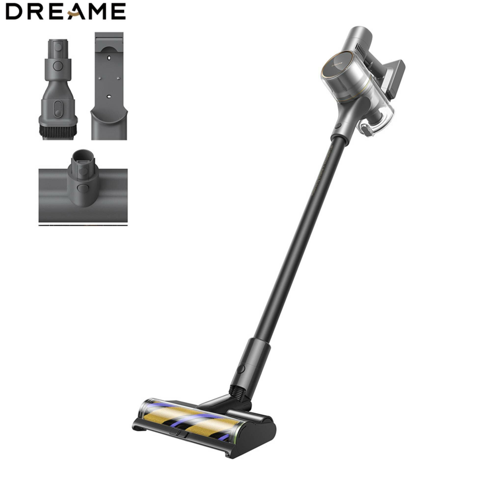 Dreame R20 Essential — Беспроводной вертикальный пылесос, 190 AW, 27 кПа, 90 мин работы