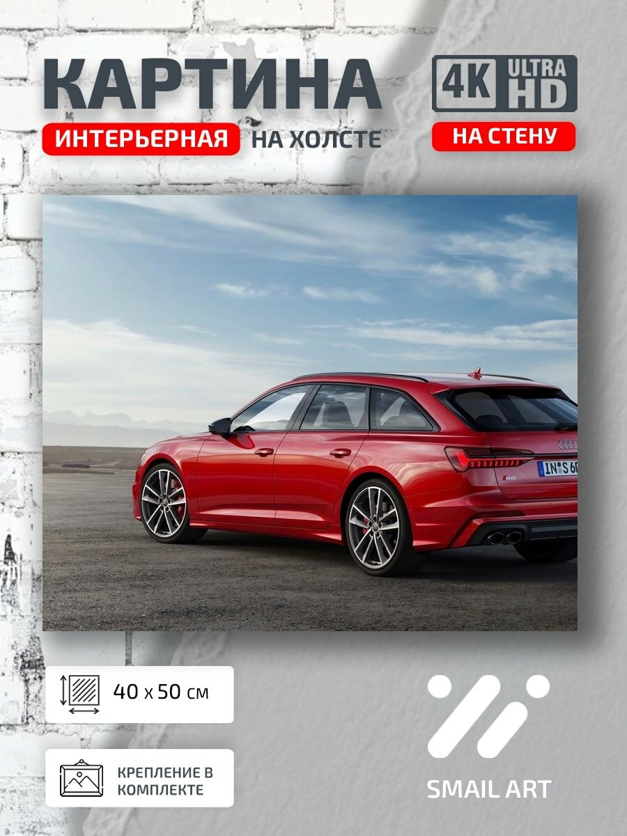 Картина на холсте интерьерная 40 на 50 на стену S6 Avant для спальни атмосфера