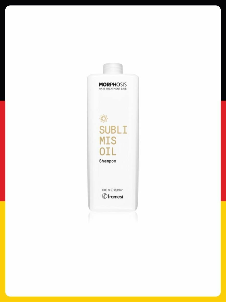 Шампунь для волос Framesi Morphosis Sublimis Oil Hydrating Shampoo 1000ml, 1000 мл