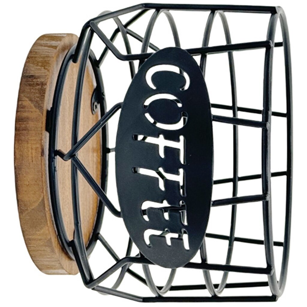 Корзина Для Хранения Кофе Большой Емкости Организатор Кофейных Стручков Лоток Для Стручков Эспрессо