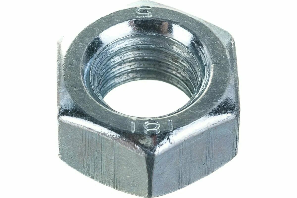 Гайка шестигранная М27 DIN 934 оцинкованная "МастерБолтиков" (10 шт)