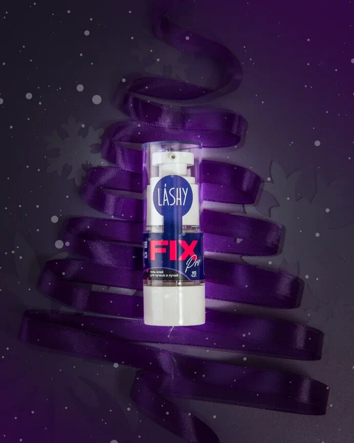 Гель клей для пучков и лучей LASHY "FIX PRO", 15 мл бесцветный