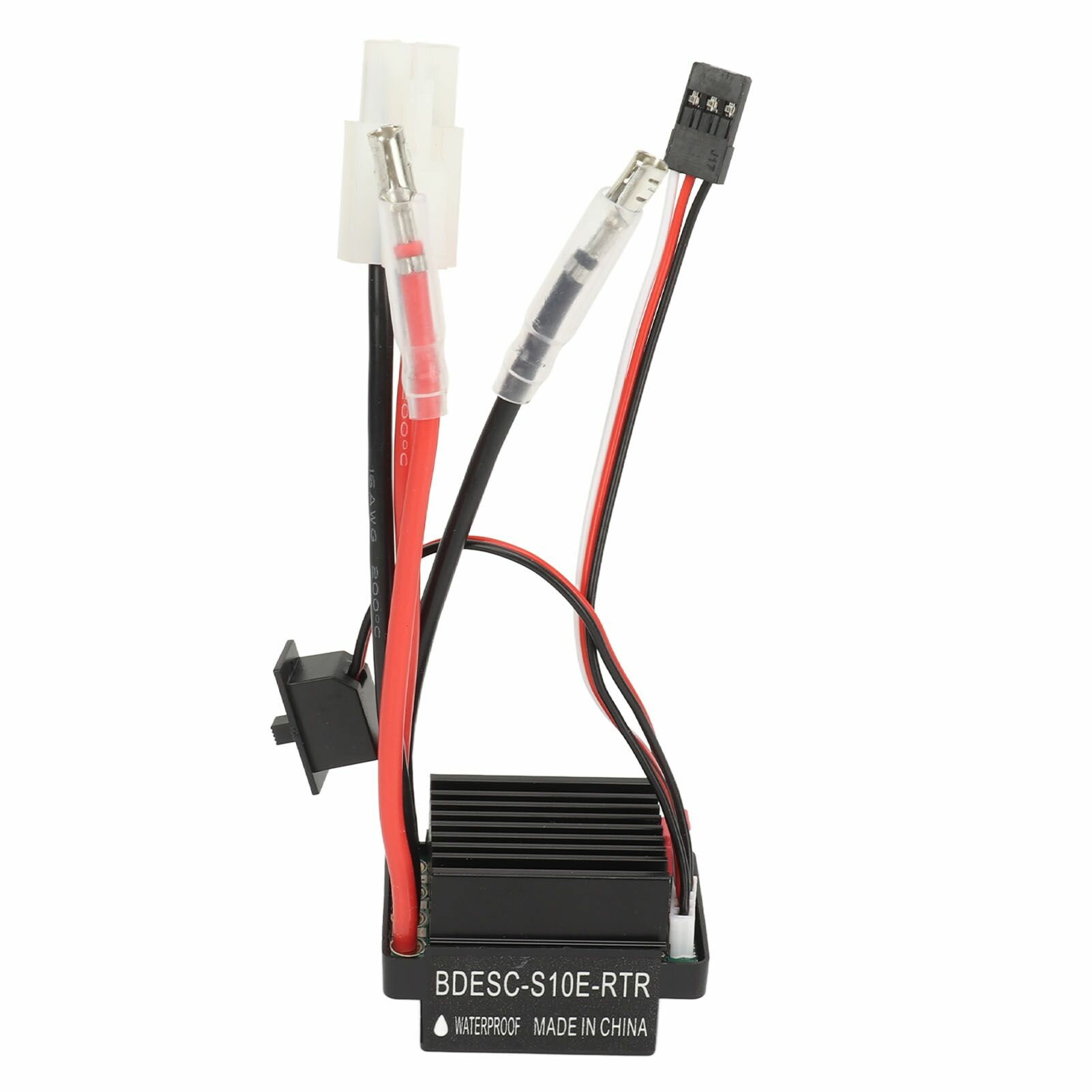60A RC ESC Черный матовый электронный контроллер скорости Водонепроницаемое рассеивание тепла с выходом BEC 5V 2A для RC Car Boat