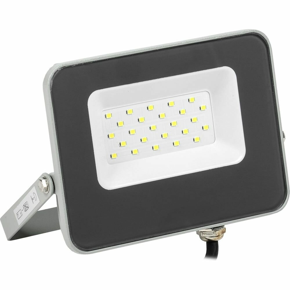 Прожектор светодиодный СДО 07-20 20Вт 6500К IP65 сер. IEK LPDO701-20-K03