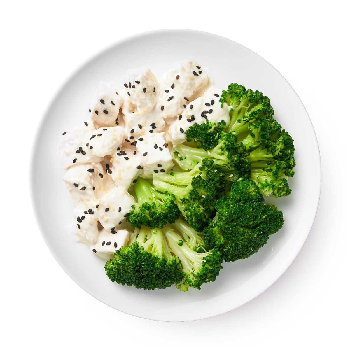 Курица в сливочно-кунжутном соусе «Из Лавки», с брокколи, 250 г