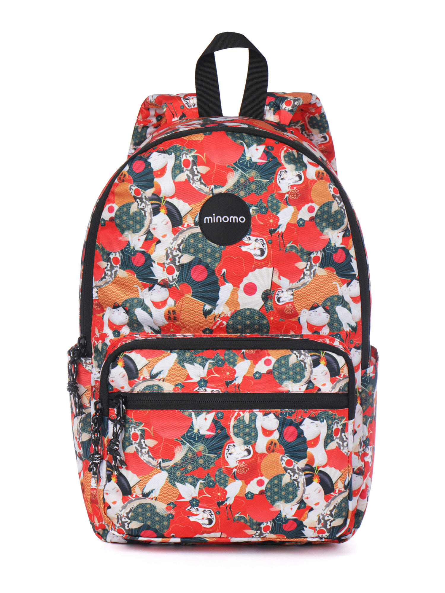 Рюкзак школьный спортивный тканевый с принтом для подростка