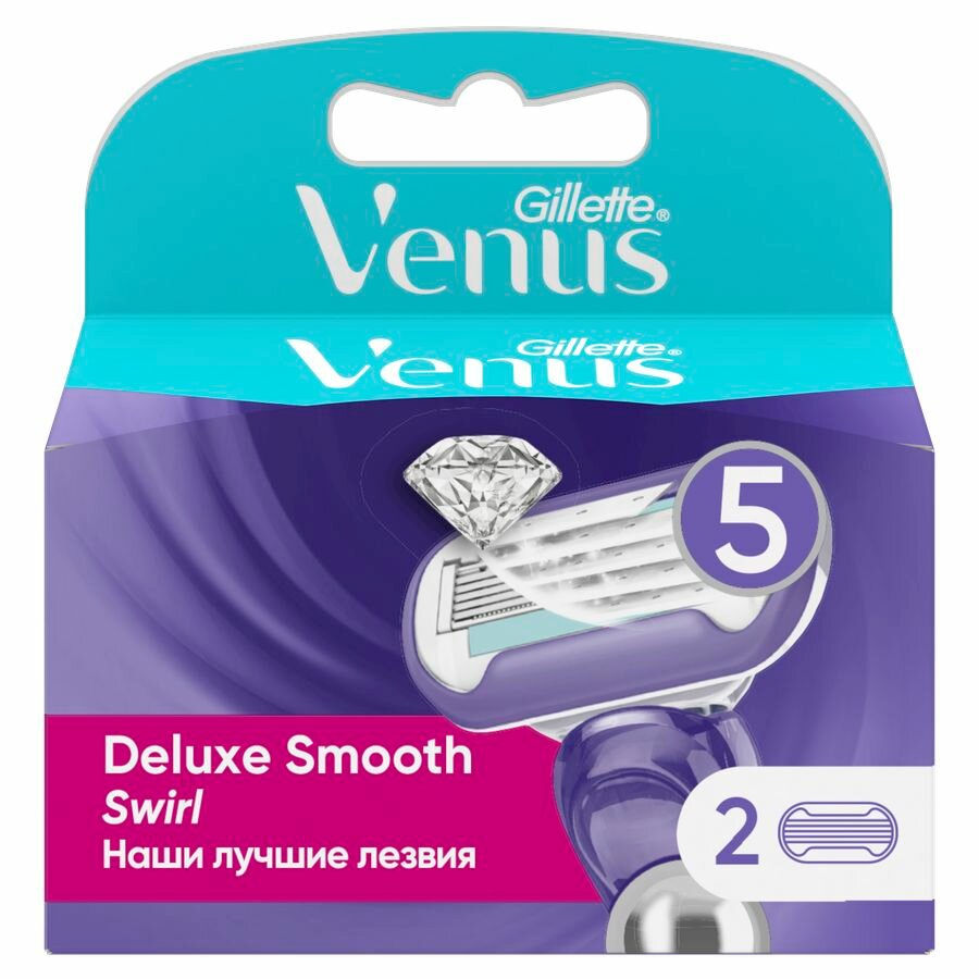 Кассеты сменные для бритья VENUS Swirl, 2шт x 3 упаковки