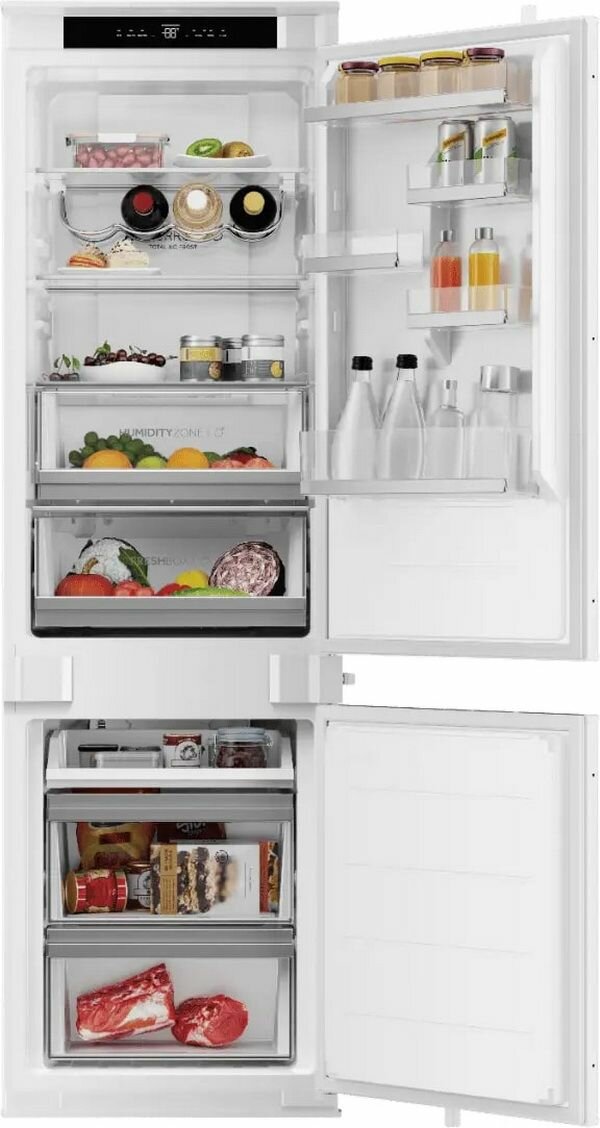Встраиваемый холодильник Haier HBCN5177U1, система No Frost, белый