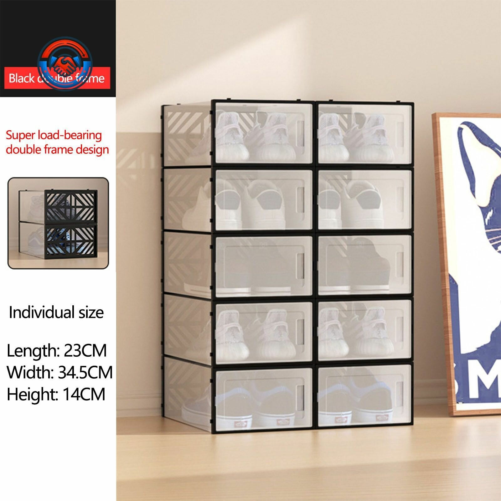 Компактная обувница для прихожей, легкая переносная стойка для хранения обуви, экономия пространства в маленькой квартире, удобная организация дома