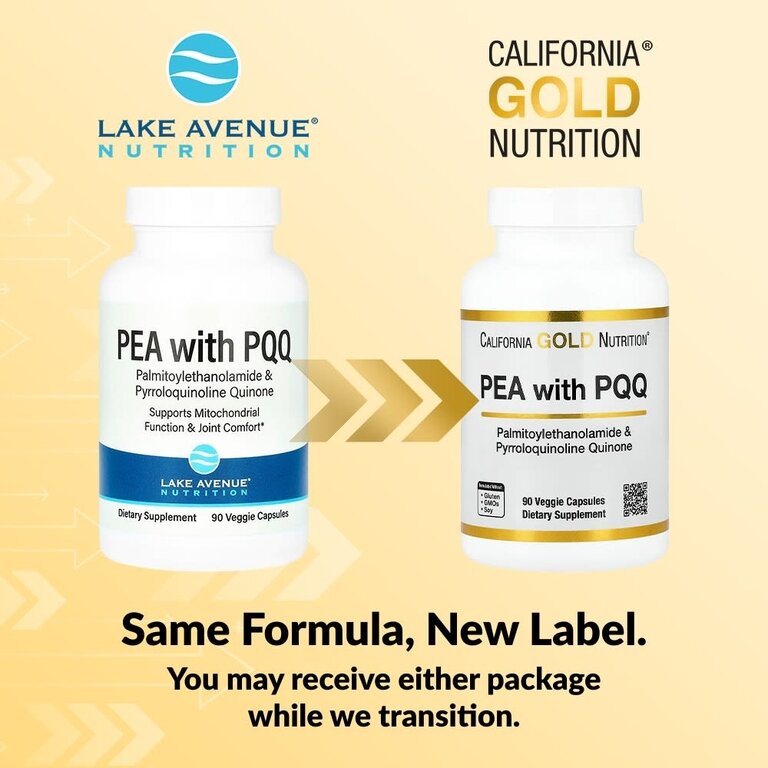 ПЭА (пальмитоилэтаноламид), PEA, Lake Avenue Nutrition, 90 капсул