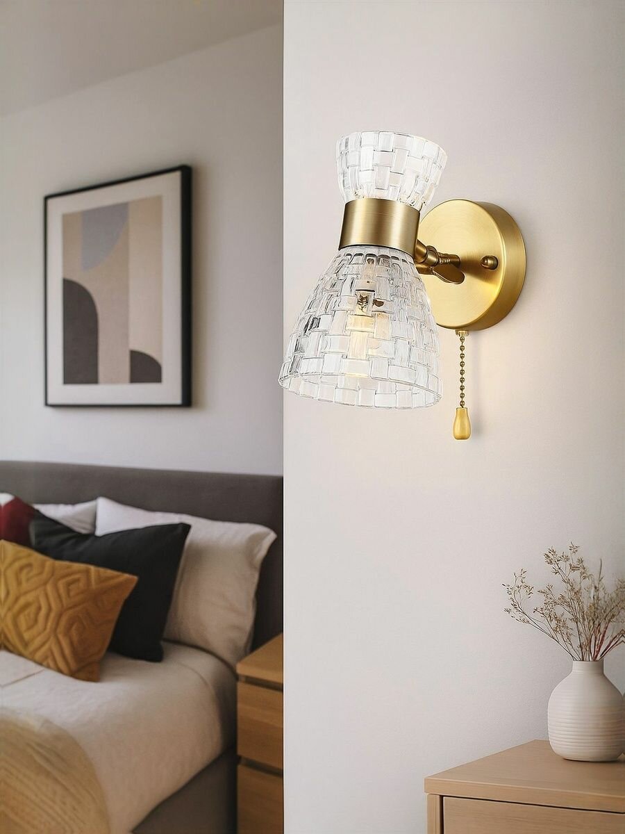 Бра, Светильник настенный бра, CC5987/1W, Цвет - Бронза, E14