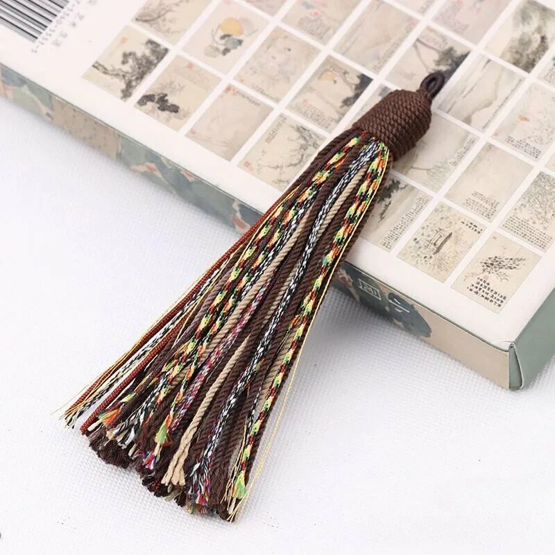 Тибетские кисточки из хлопкового шнура - ретро-подвески для машин, сумок и браслетов ручной работы