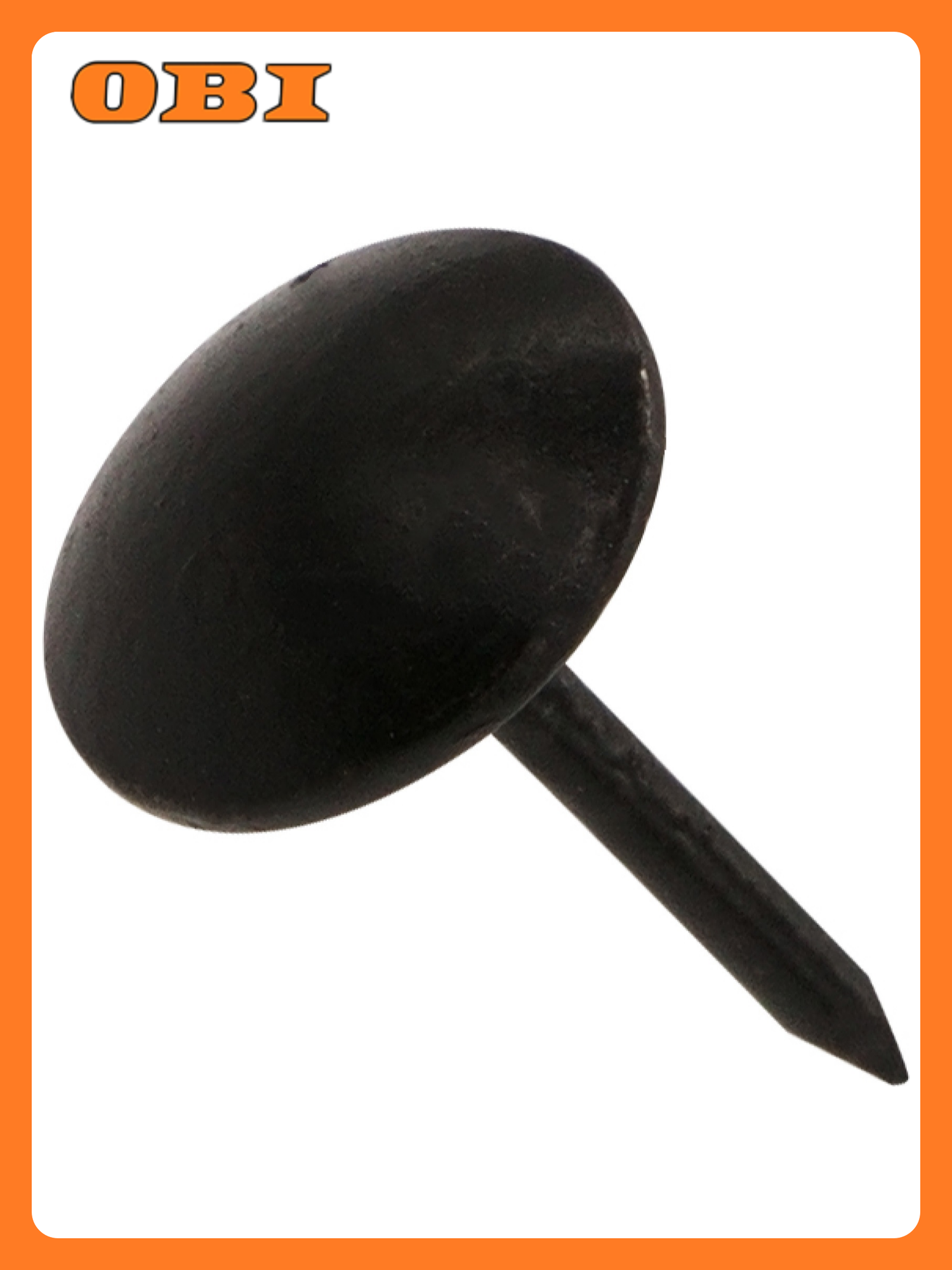 Гвоздь мебельный 90 1/3, шляпка D9мм, L13мм, чёрный европартнер 20 шт 1