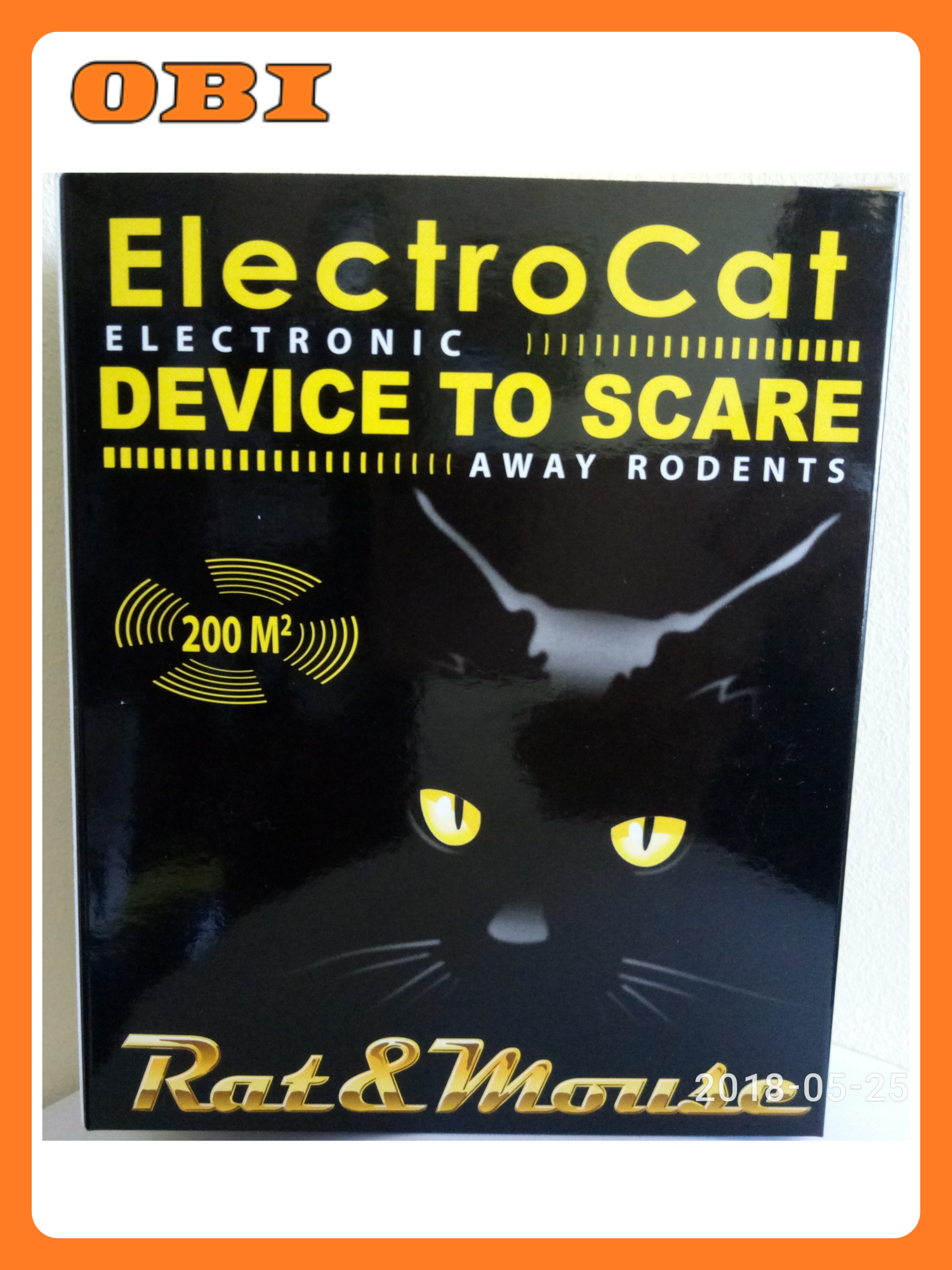 Отпугиватель крыс и мышей Электрокот 200 кв. м