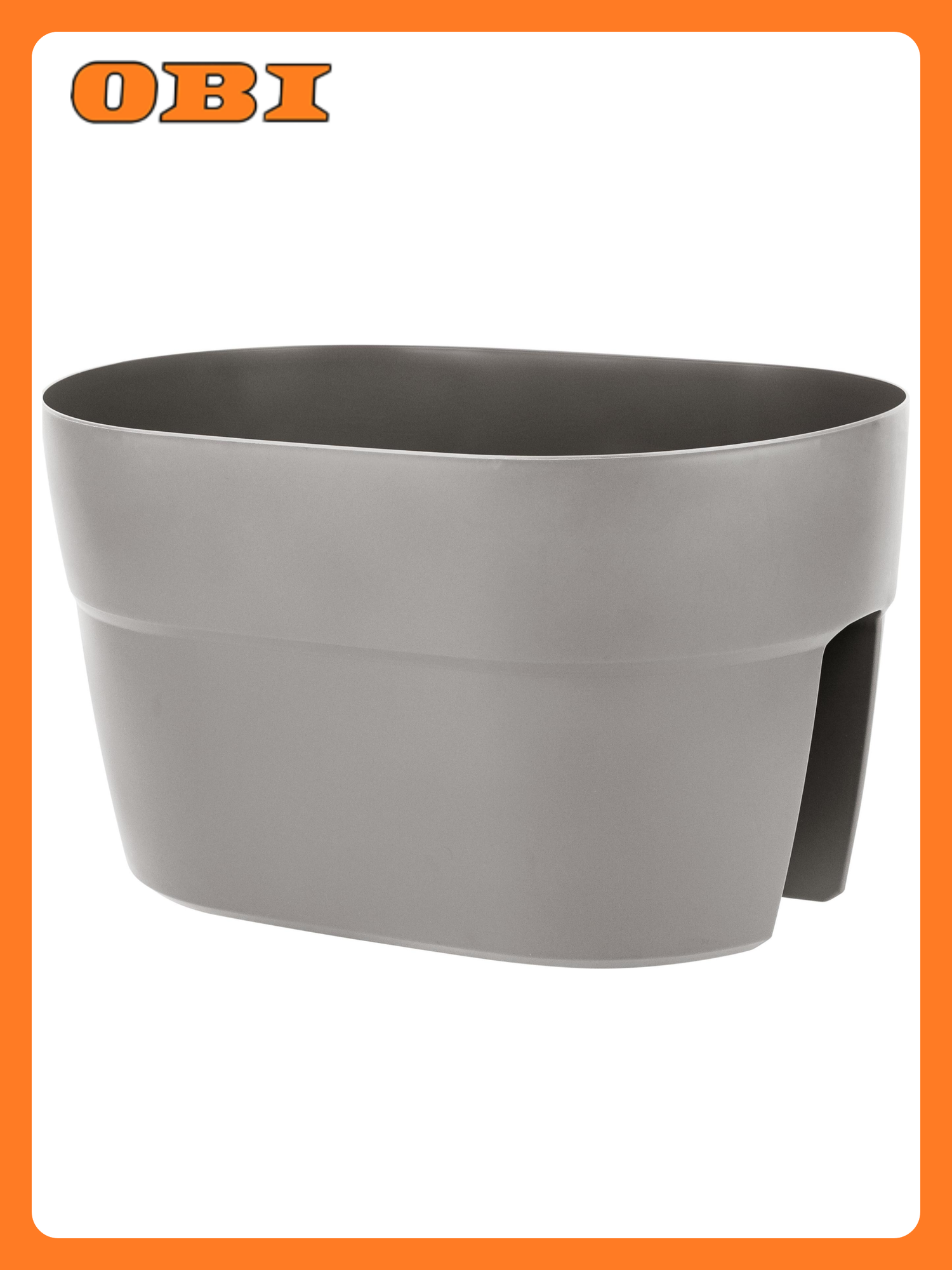 Ящик балконный на перила INGREEN VILLA DE FIORI,40см,12л,39х26х22, фиксаторы, французский платан