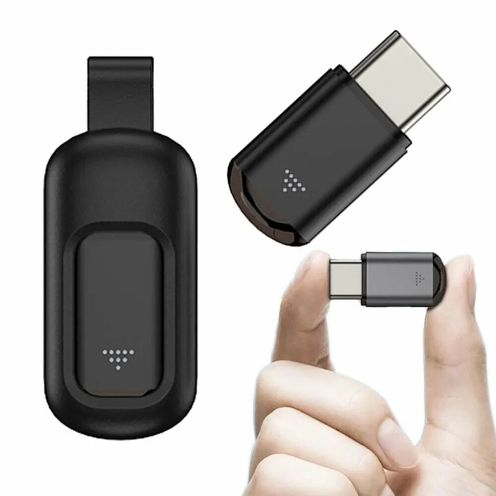 Компактный передатчик для дистанционного управления, подходит для Android, разъем Type-C, черный