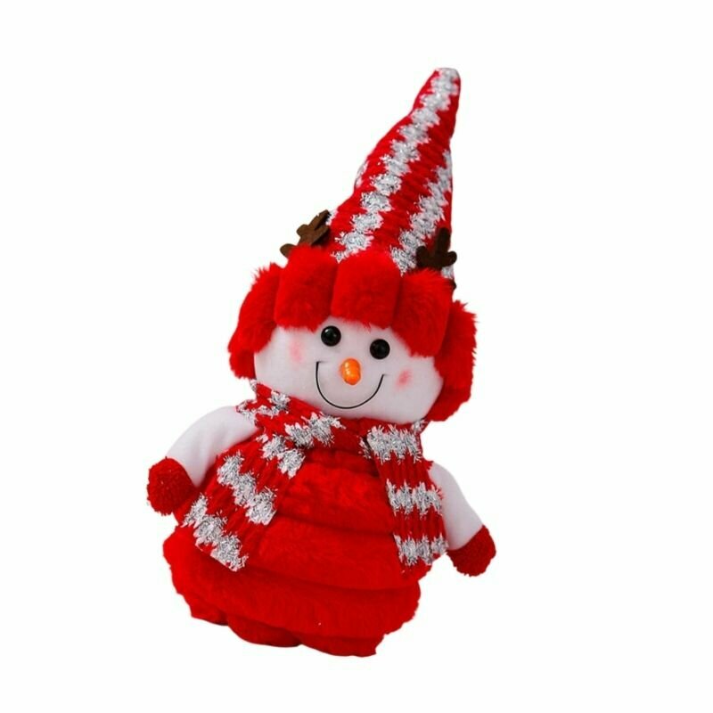 Рождественское украшение-кукла Снеговик-большая
