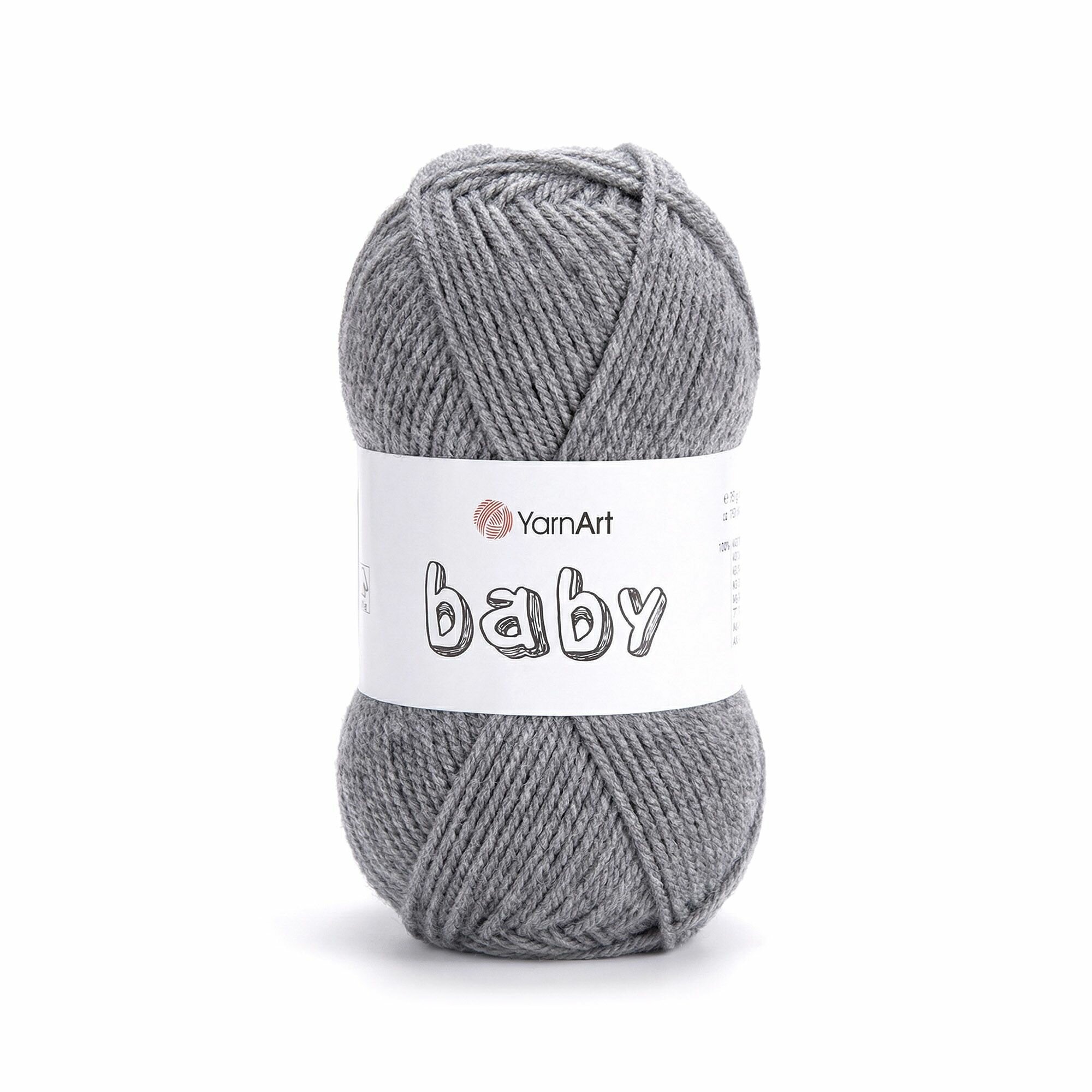 Пряжа YarnArt Baby 299 (5 мотков по 50г/150м) графит