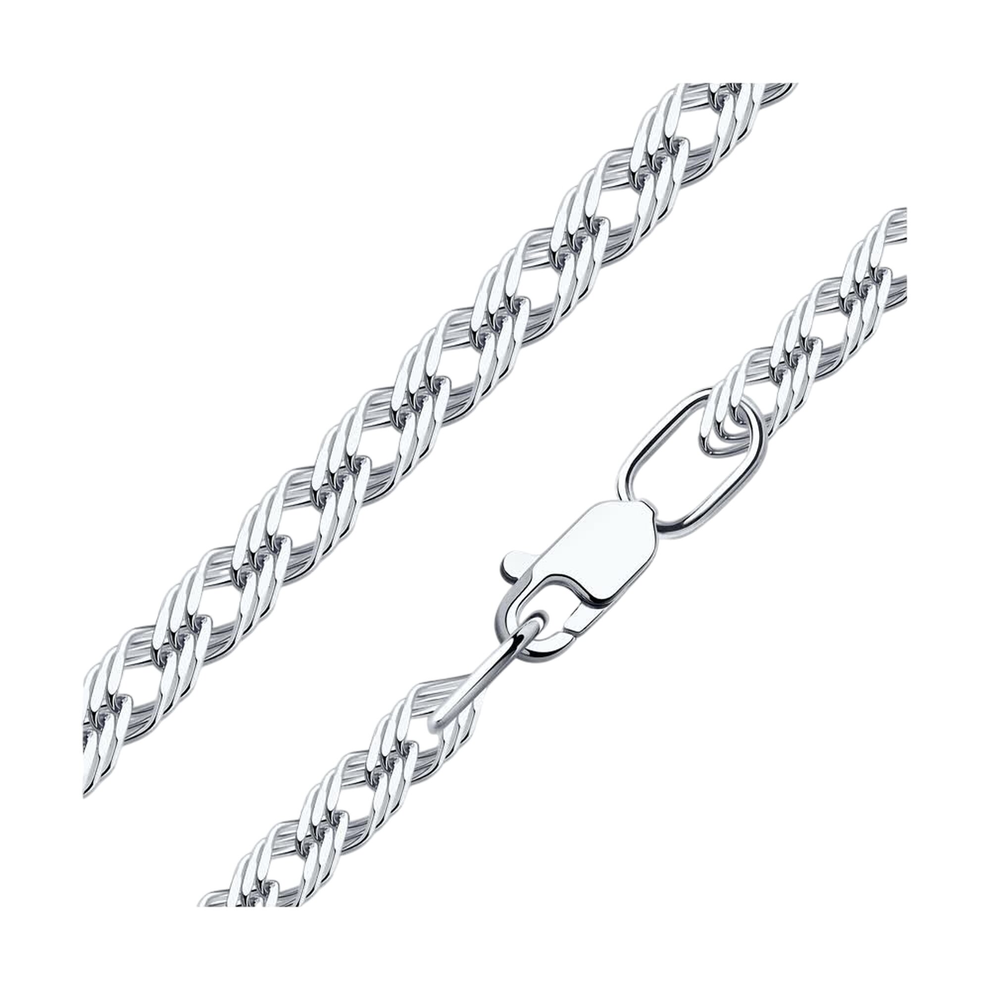 Цепь серебро, 925 проба, родирование