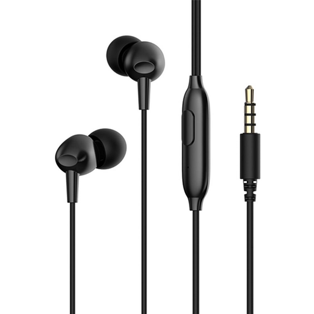 Наушники проводные Havit Wired earphone черный