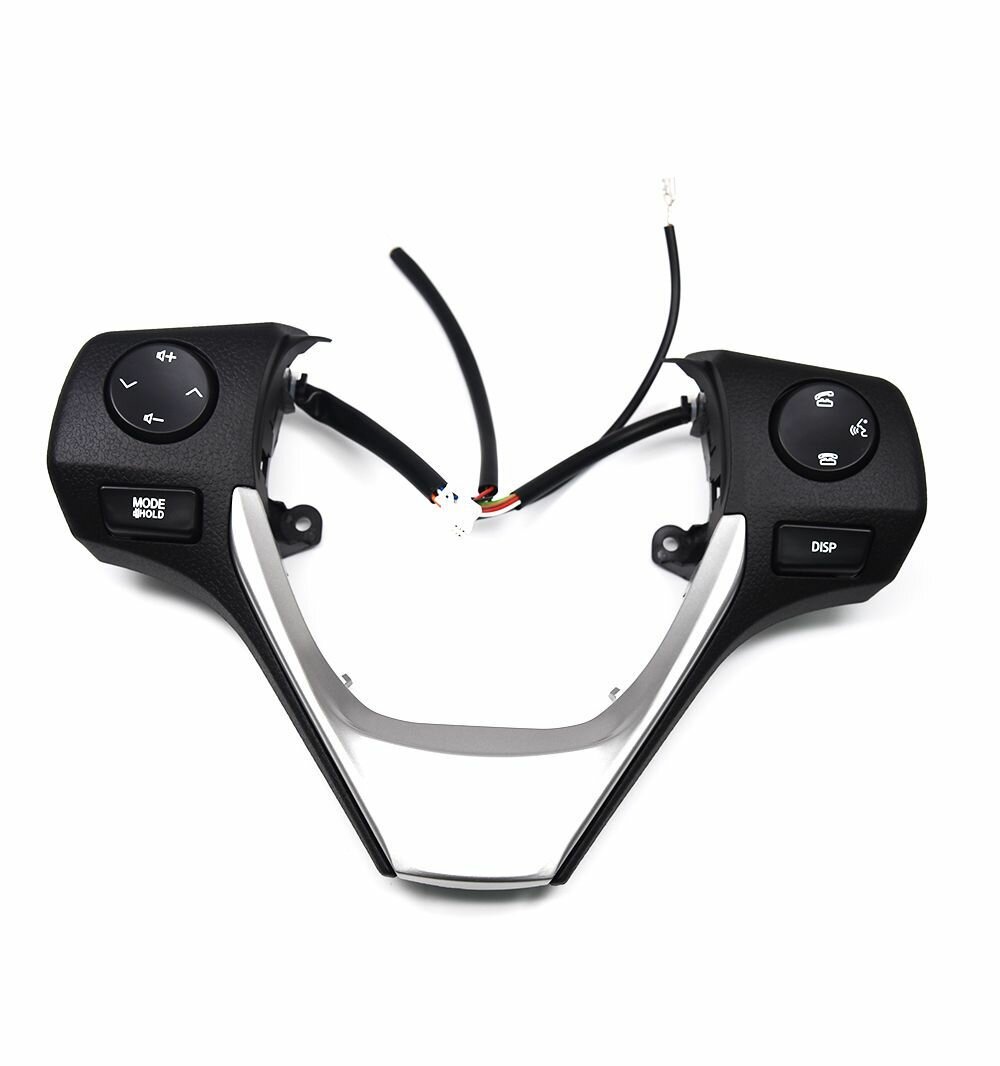 Кнопка Bluetooth и управления звуком на рулевое колесо Toyota, арт. 84250-02560 (замена, мультимедиа, Сюаньке)