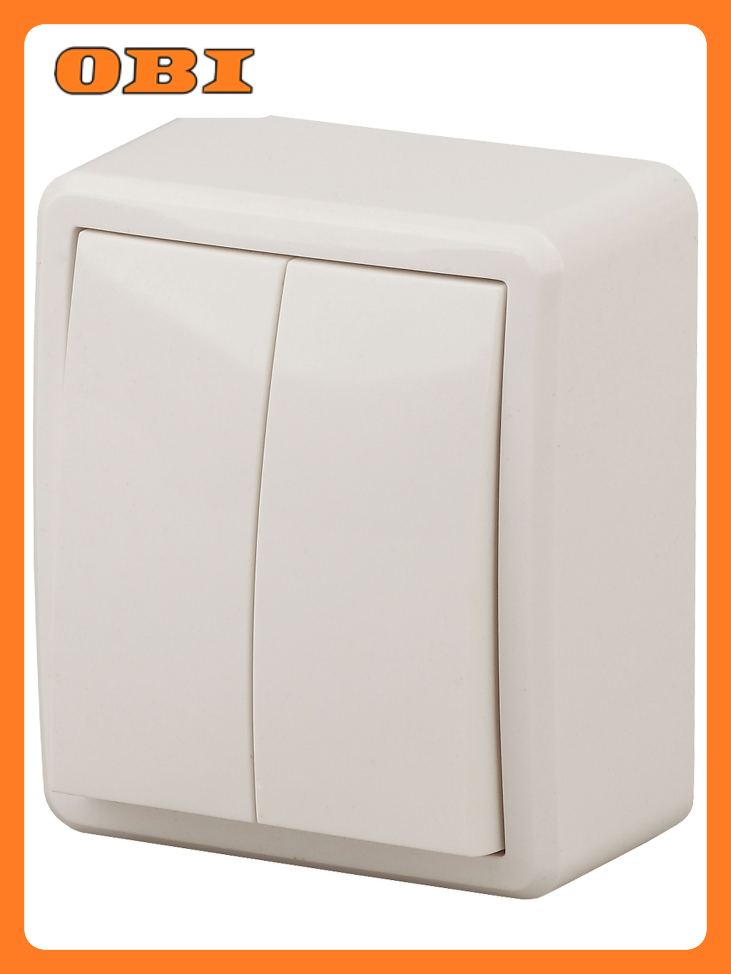 11-1204-02 ЭРА Выключатель двойной, 10АХ-250В, IP20, ОУ, Эра Эксперт, сл. кость (