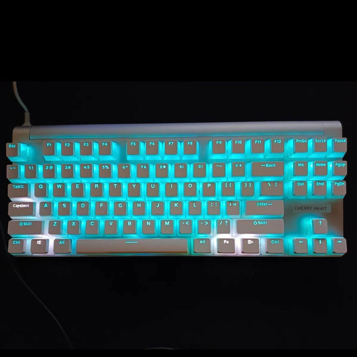 Кейкапы xtrfy k5 из PBT, тип «пудинг», для гейминга, совместимы с ATK68, Wooting60, Nano68, Fire68 белый пудинг MX8.0