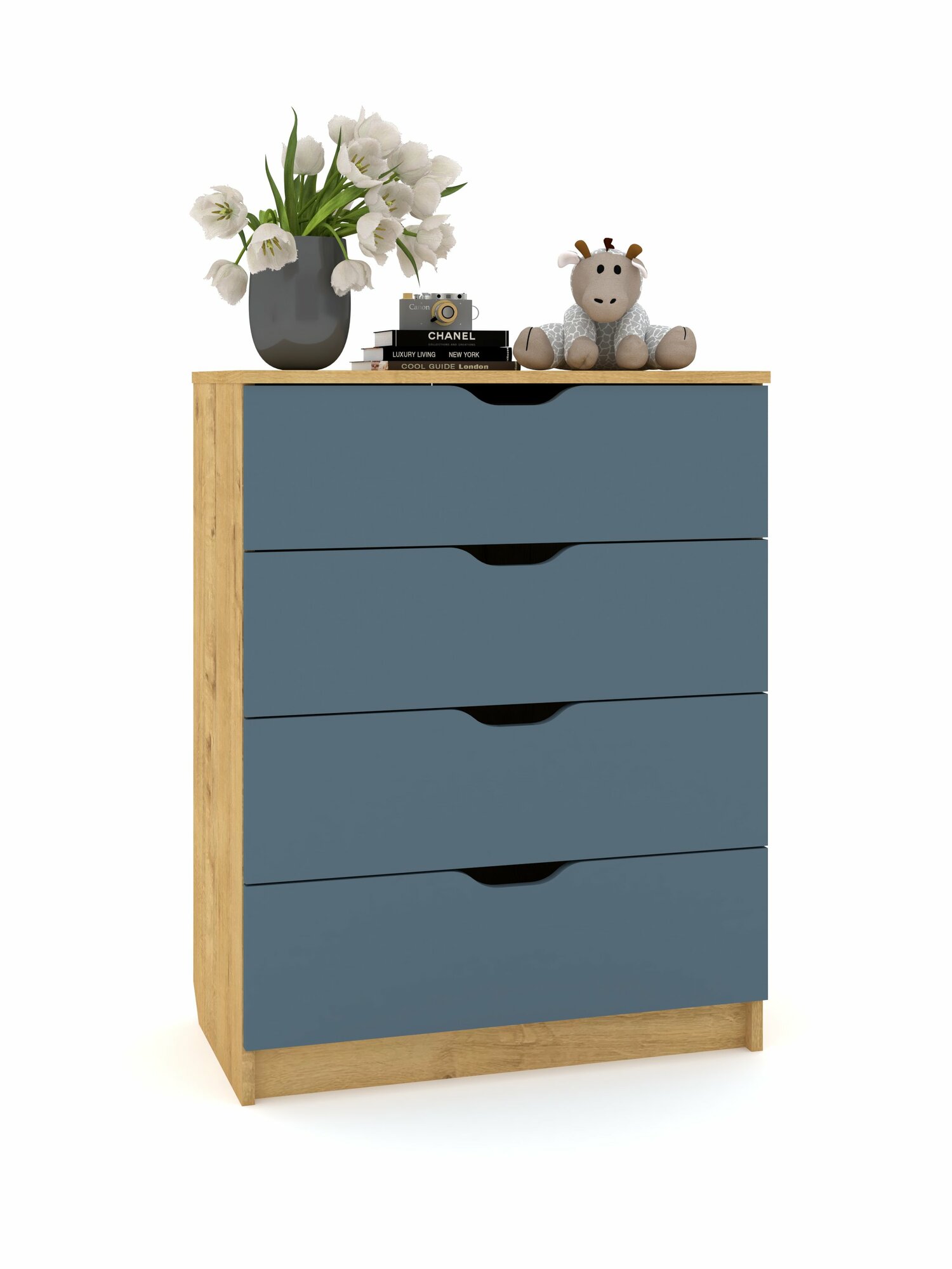 Есэндвич Grand-Лаворо-3 Комод 70х90х40 см, с ящиками (Дуб бунратти/Маренго)