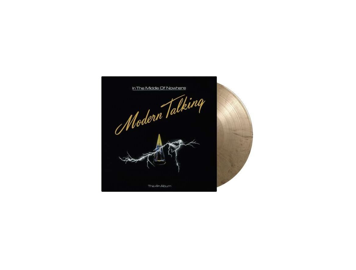 Виниловая пластинка Modern Talking - In The Middle Of Nowhere (180g) (Limited Numbered Edition) (Gold & Black Marbled Vinyl) (1 LP)