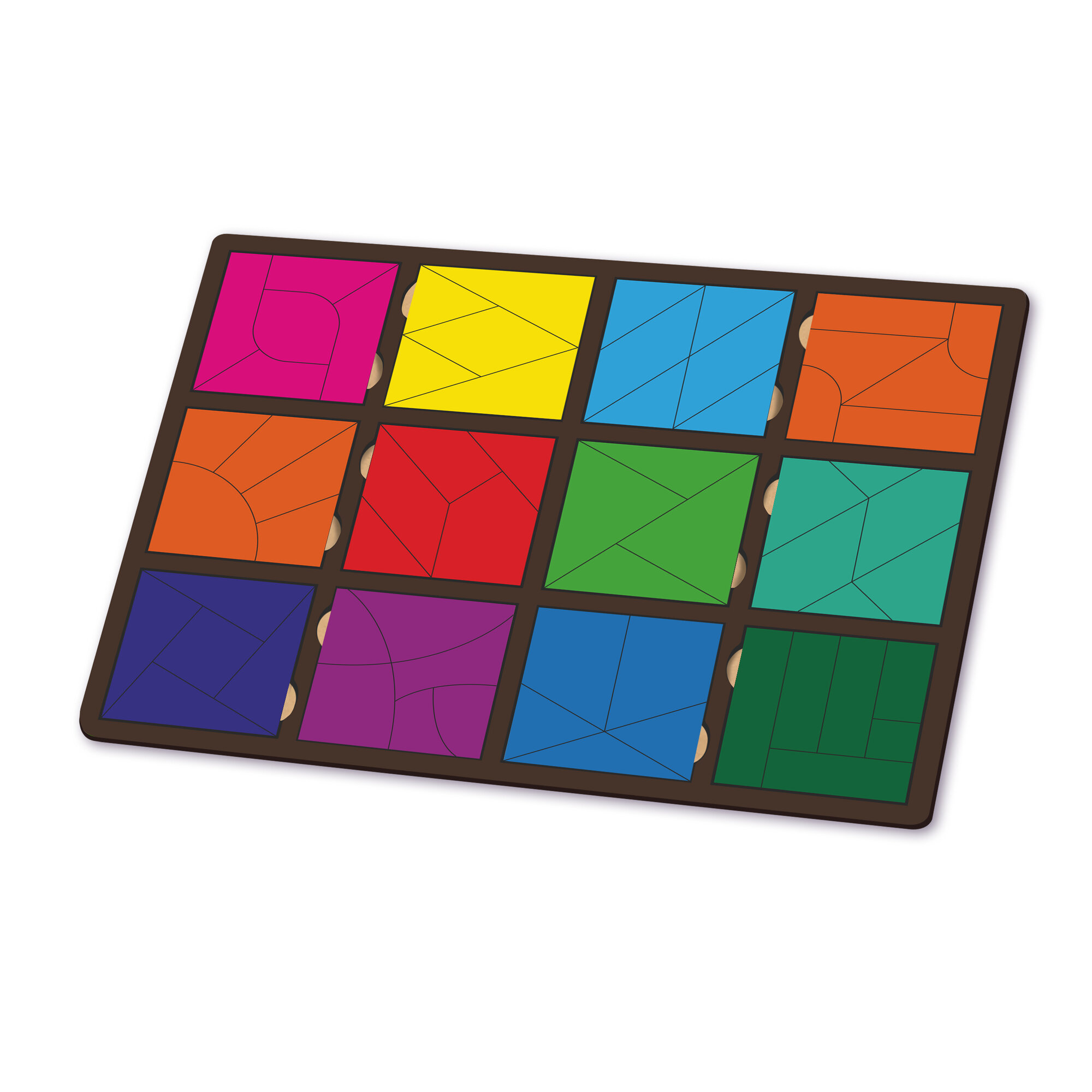 Деревянные пазлы/Геометрия 5/набор логических игр для детей с 3 лет