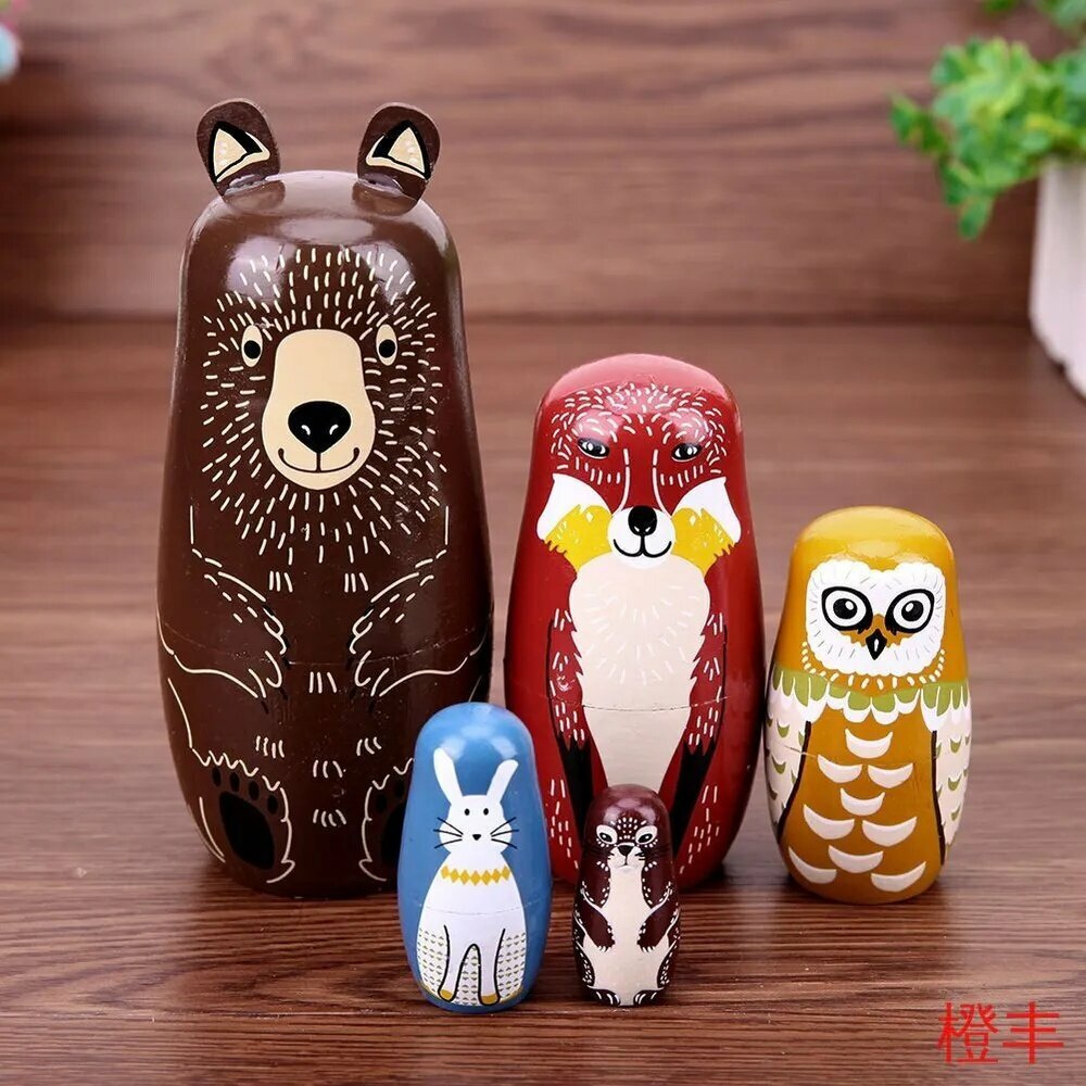 Развивающие игрушки "Матрешки", для детей от 3 лет, силикон, CE