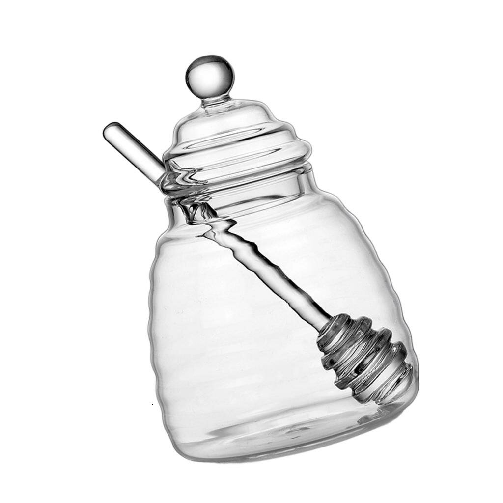 Стеклянный дозатор для меда, 500ML