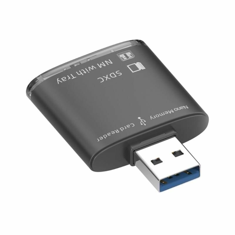 USB-картридер 2.0/3.0, Серый - USB3.0