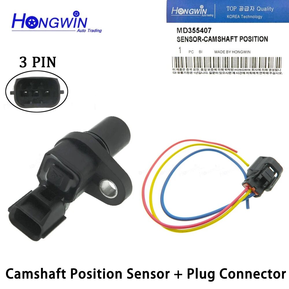 MD355407 Датчик положения распределительного вала для Mitsubishi Pajero Pinin Sensor and Plug
