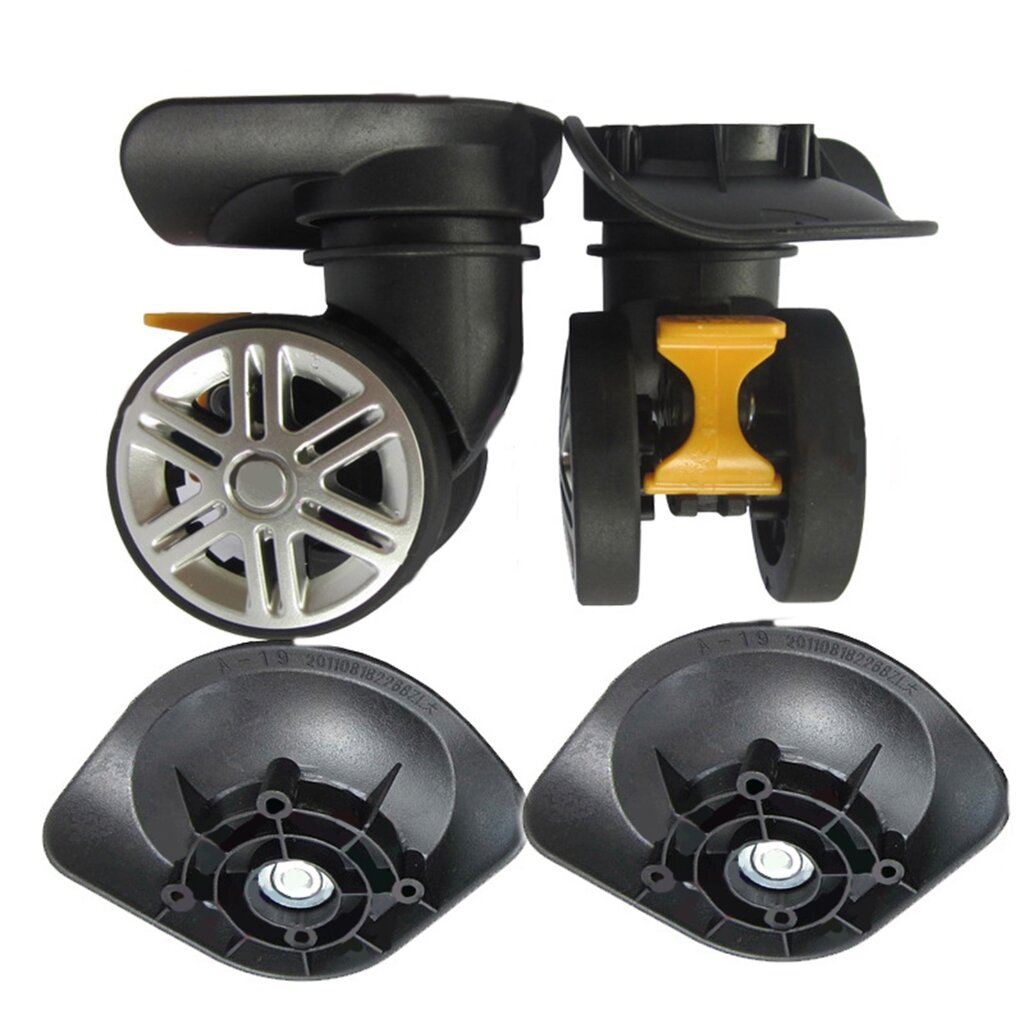 1 пара A19 DIY чемодан, запасные ролики, поворотные ремонтные аксессуары, немые роликовые тормозные колеса для дорожной сумки