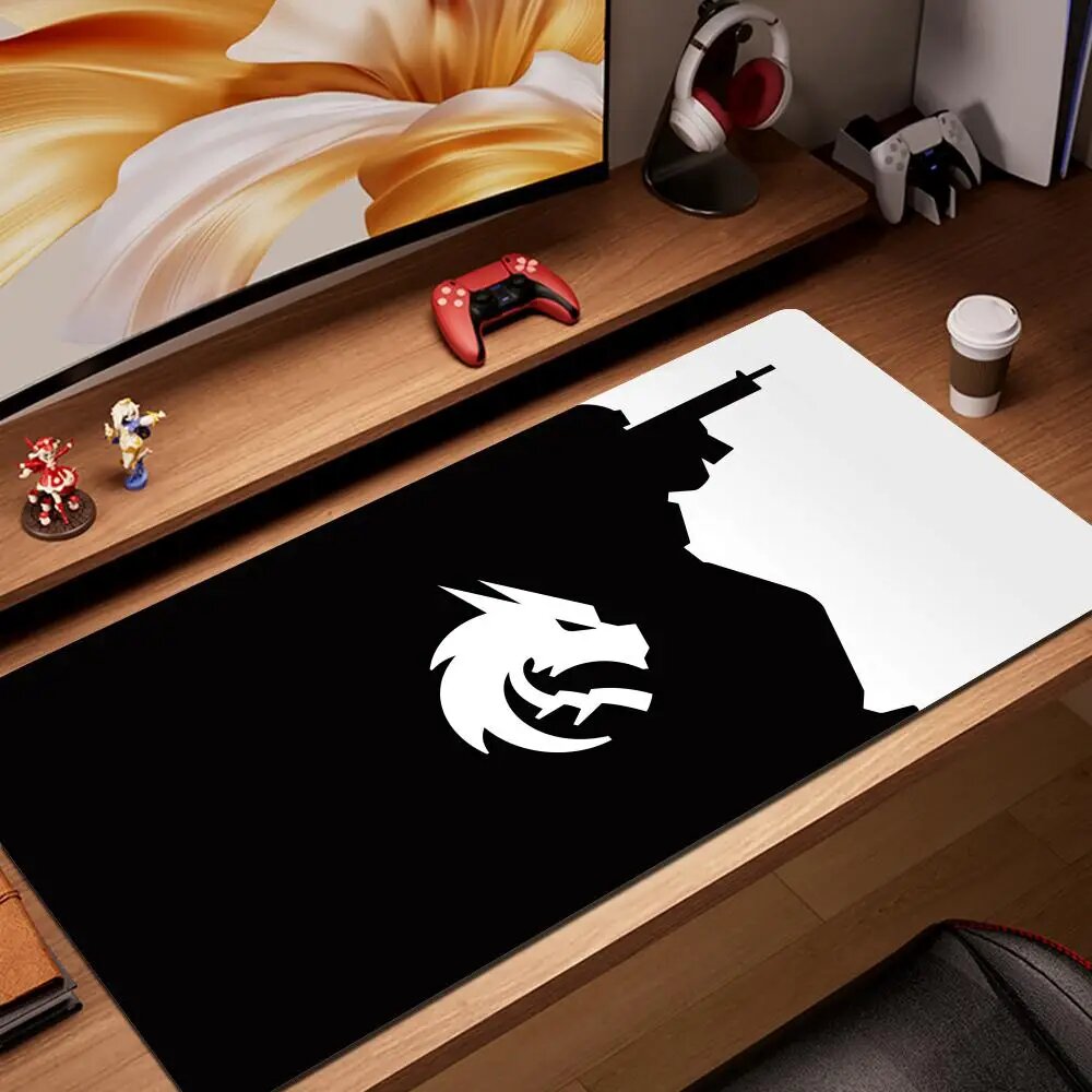 Коврик для мыши Major Champion Team Spirit Tapetes de Mesa Teclado, Borracha Kawai, Tapete de Mesa Antiderrapante, коврик для мыши XXL90x40 см