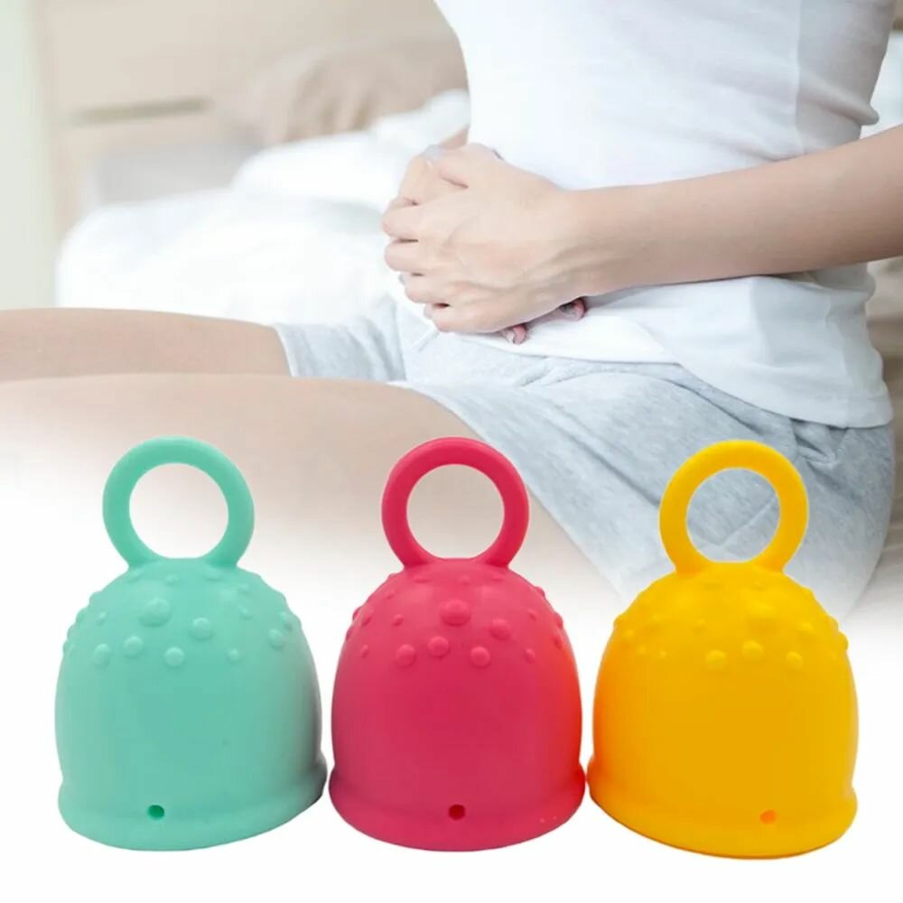 QARUN Менструальные чаши, многоразовые, мягкий силикон, альтернатива тампонам и прокладкам, легко чистятся.