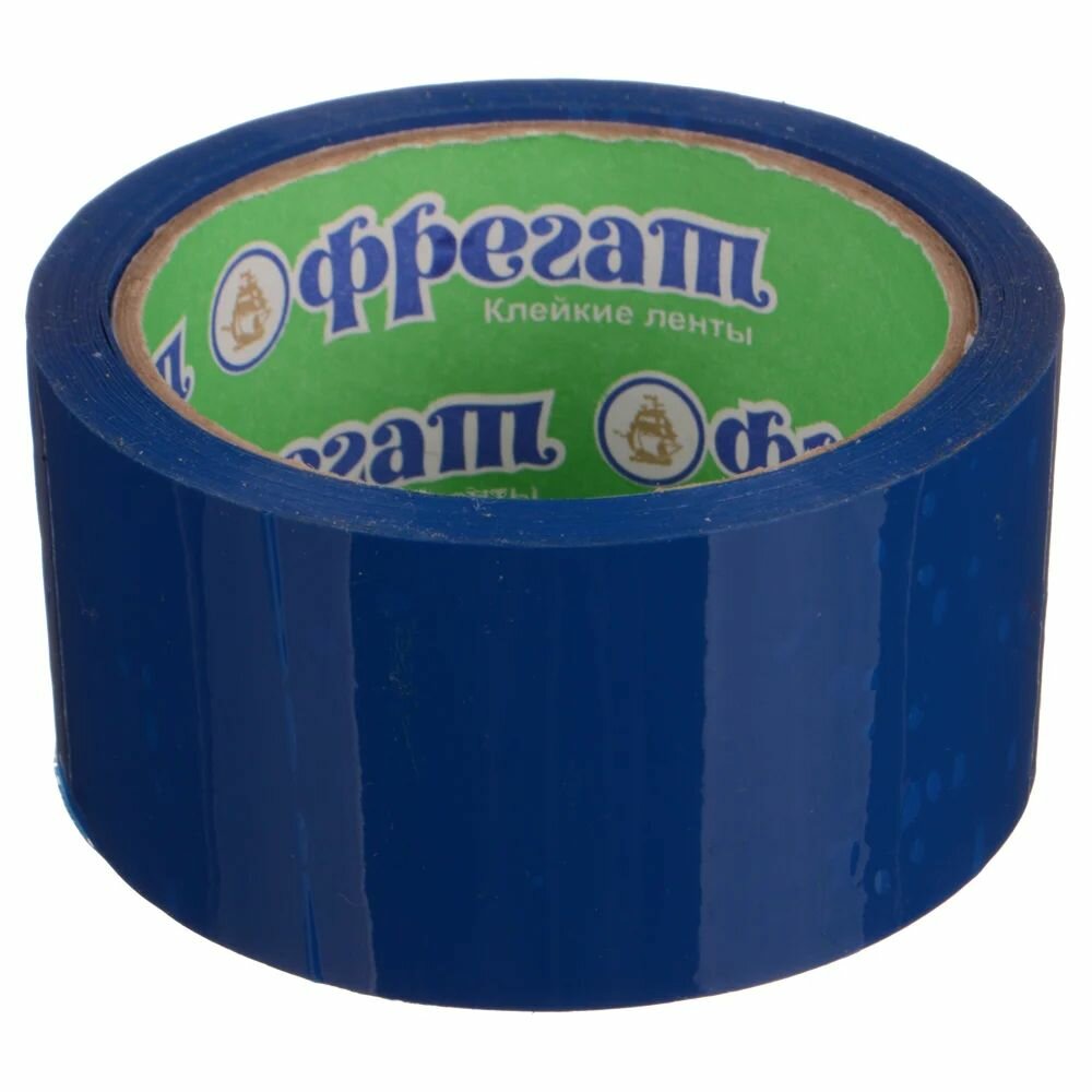 Упаковочная лента Фрегат 48 мм х 50 м, 43 мкм, синяя СЦ4850С