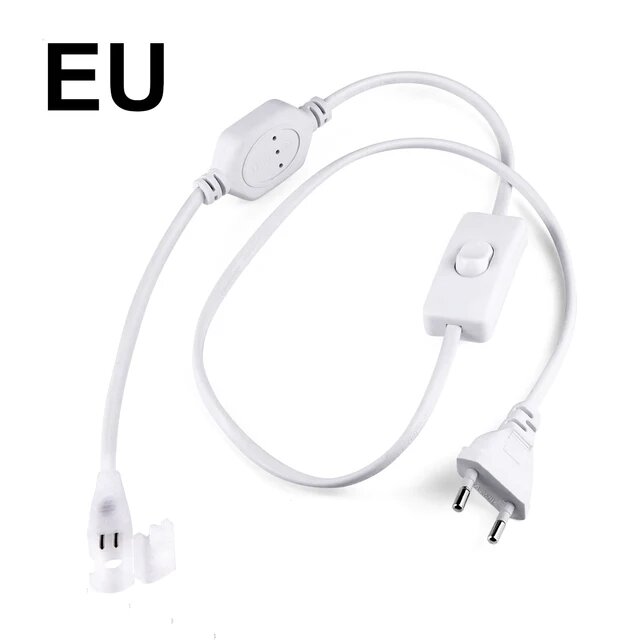 Трансформатор для светодиодной ленты 220В/110В с выключателем EU Power Plug 220V