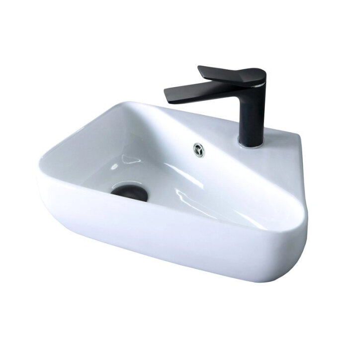 Раковина маленькая в туалет GID Suspendido N9275L глянцевая белая