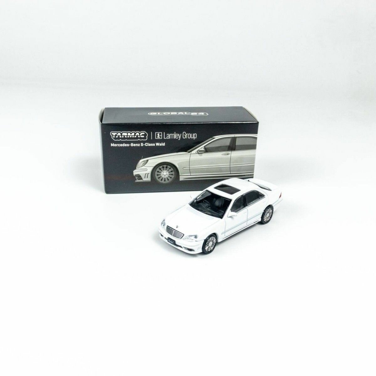 Машинка TW 1:64 Mercedes-Benz S-Class Wald Alabaster White T64G-072-WH Die-cast Alloy Car Model Collection Toy Gift