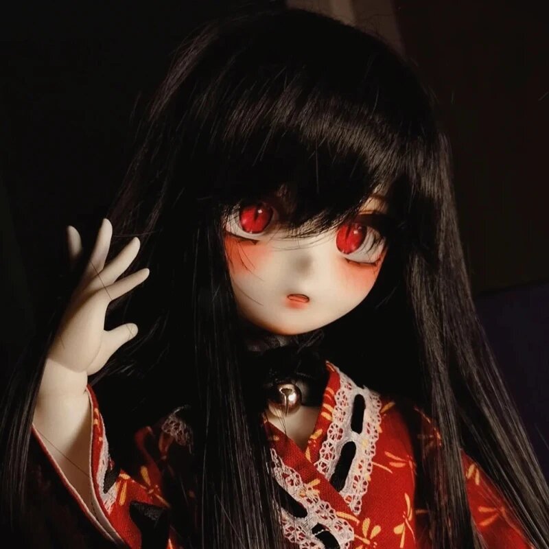 Шарнирная кукла BJD 1/4 лиса полимер only head makeup, Normal Skin