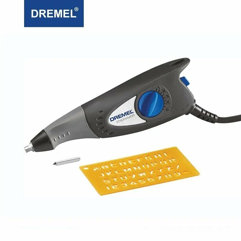 Ручка Dremel 290 вращающийся инструмент с шаблоном - машина для изготовления, идеально подходит для DIY для персонализации и резьбы по коже, металлу, стеклу и дереву