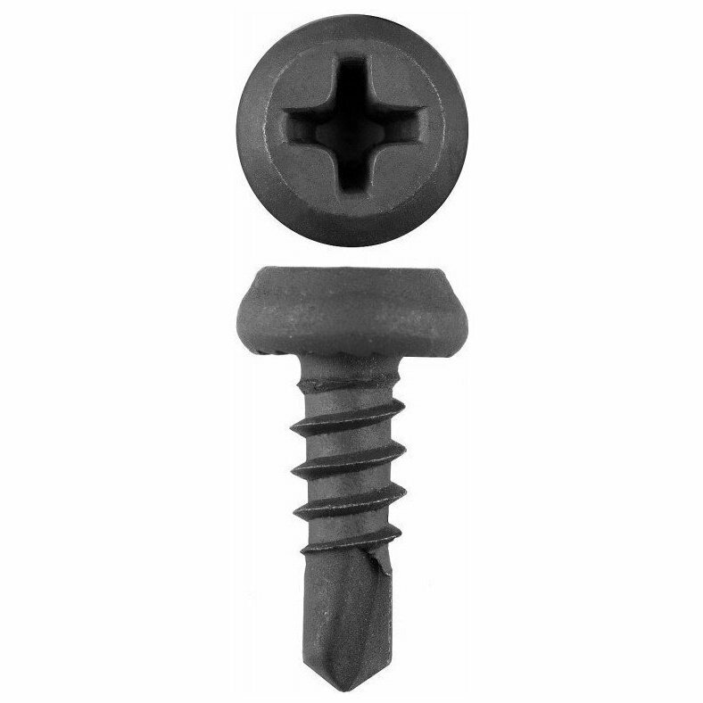 Саморез "Клоп" 3,5х11 мм, (1кг/1000шт) со сверлом оксидированный