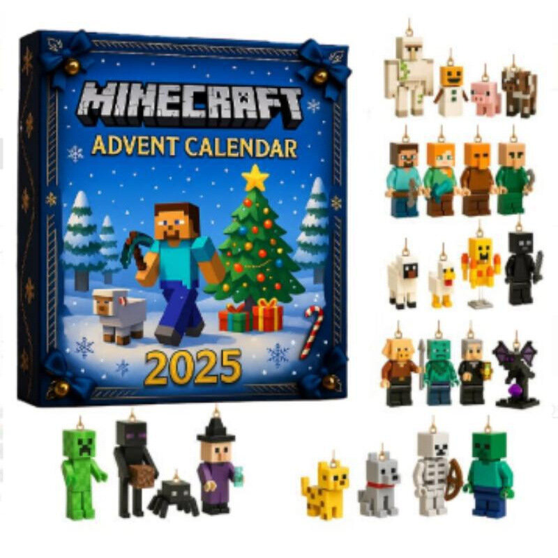 Кросс-бордер новый продукт Календарь адвента для любителей кошек 2025 Календарь адвента для энтузиастов кошек Слепая коробка